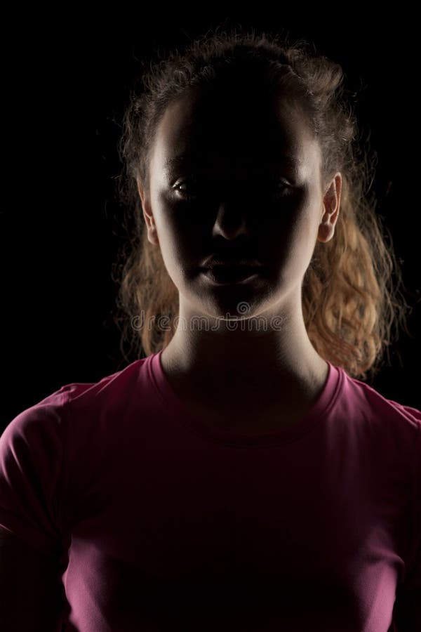 Face in shadow stock photo. Image of dark, adult, dramatic - 58712494
