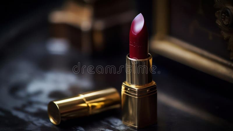 The Deep Ruby Red Lipstick she Wore Made Her Lips Look Classic and ...