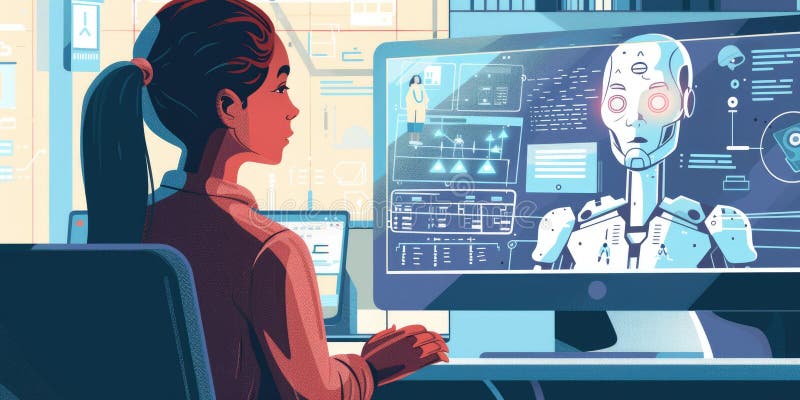 Focused Analyst Working Cybersecurity Data Screens Stock Photos - Free ...