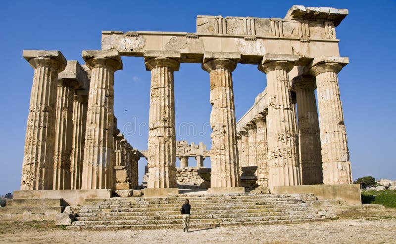 Hera Tempel im paestum stockbild. Bild von athen, römisch - 187855935