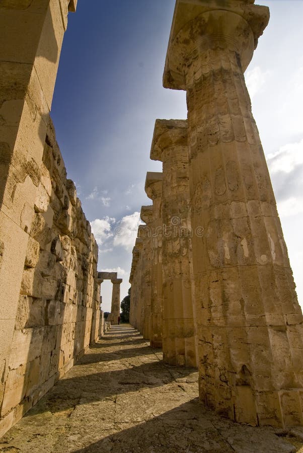 Hera Temple stock image. Image of historic, hera, doric - 5044339