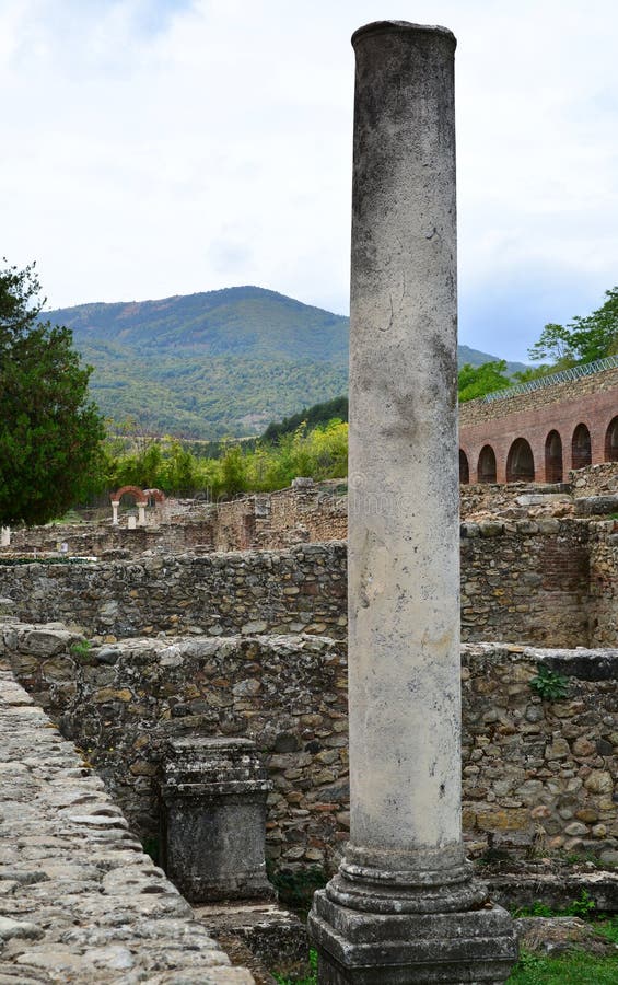 Heraclea in Bitola, Macedonia Stock Illustration - Illustration of ...