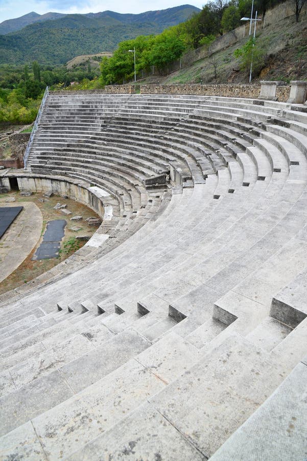 Heraclea in Bitola, Macedonia Stock Illustration - Illustration of ...