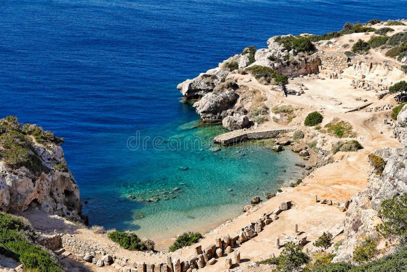 The Heraion of Perachora, Greece Stock Photo - Image of mediterranean ...