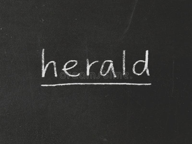 Herald Concept Word Stock Photos - Free & Royalty-Free Stock Photos ...