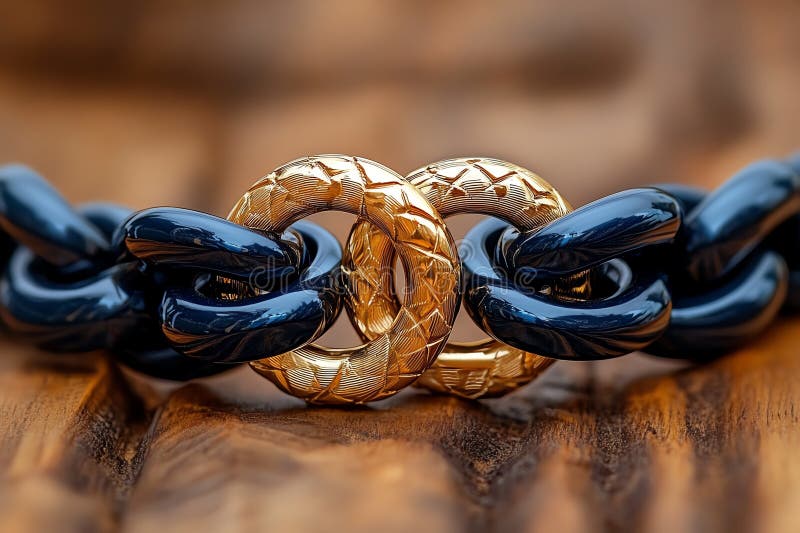 Heraldic Chain, Linked Rings, Symbol of Strength Represents Unity and ...