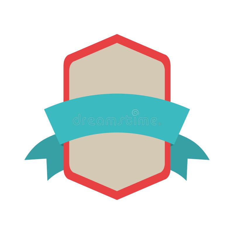 Heraldic Coat of Arms with Blue Label and Red Border Stock Vector ...