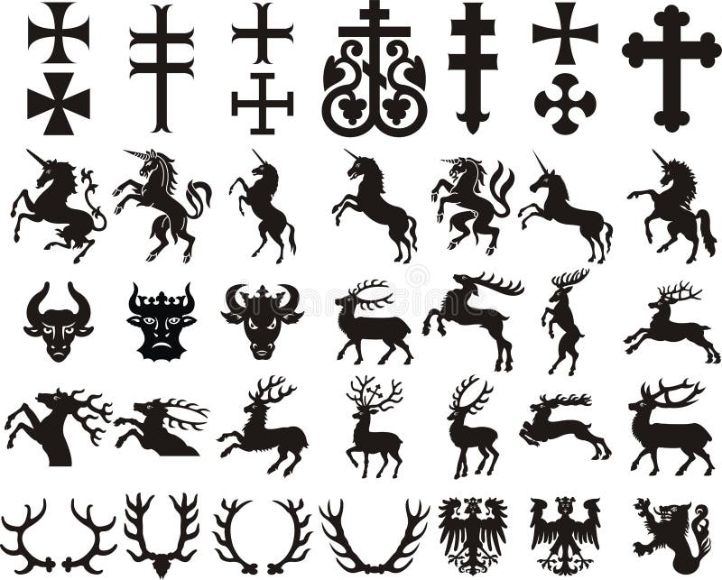 Bull Heraldic Stock Illustrations – 355 Bull Heraldic Stock ...