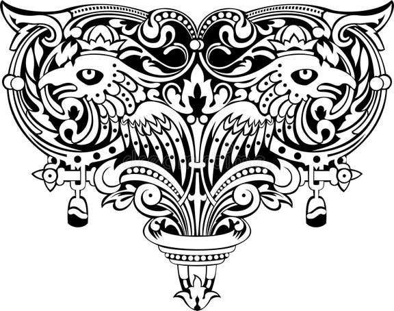 Stylized Heraldic Emblem Stock Illustrations – 4,360 Stylized Heraldic ...