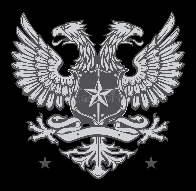 Highly Detailed Eagle with Sword Stock Vector - Illustration of ...