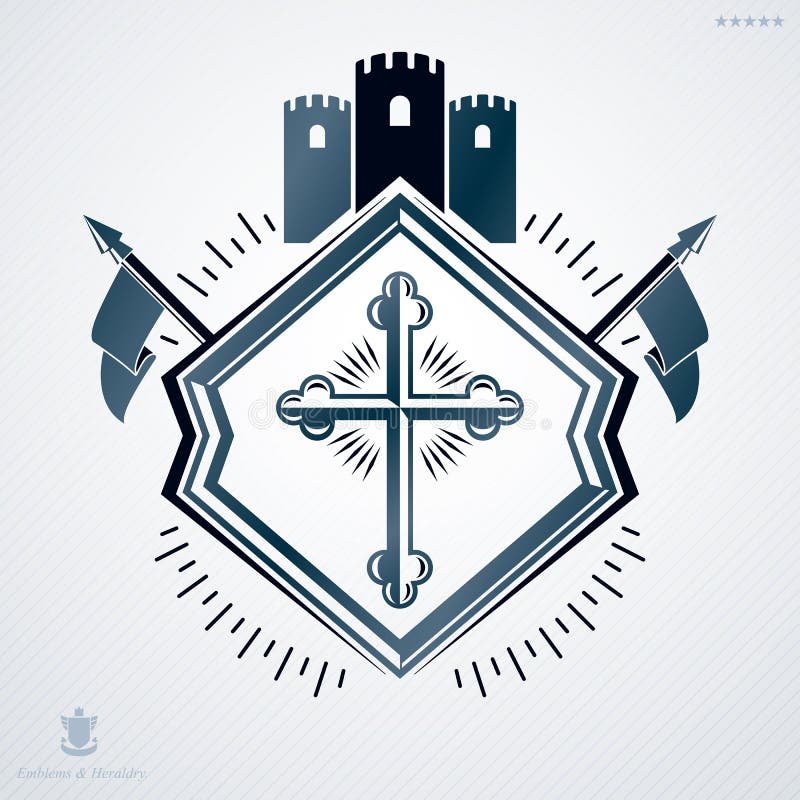 Vector Tower Emblem, Historical Monument Symbol Stock Vector ...