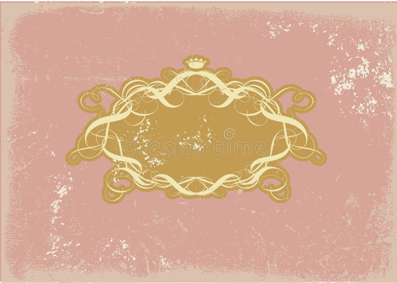 Heraldic frame stock vector. Illustration of bright, fashioned - 13235986