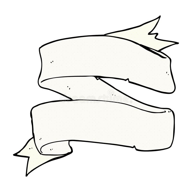 Heraldry Scroll Comic Cartoon Stock Illustration - Illustration of ...