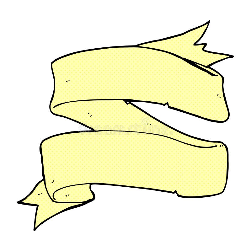 Heraldry Scroll Comic Cartoon Stock Illustration - Illustration of book ...