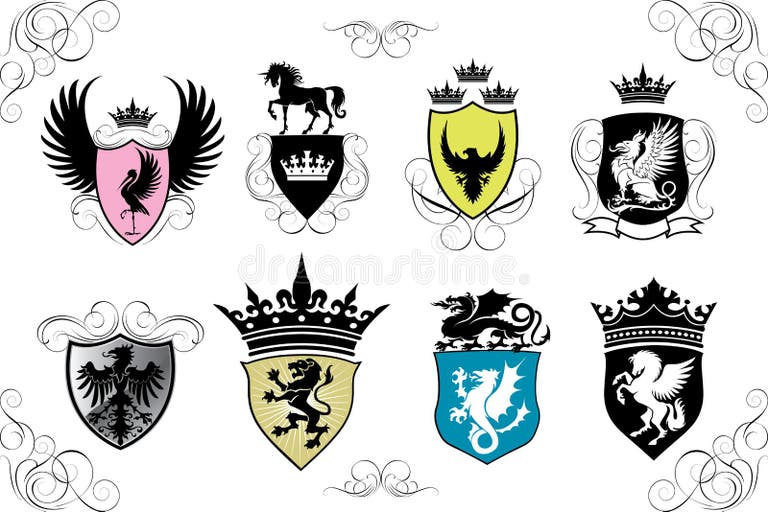Heraldry Shield Stock Illustrations – 28,637 Heraldry Shield Stock ...