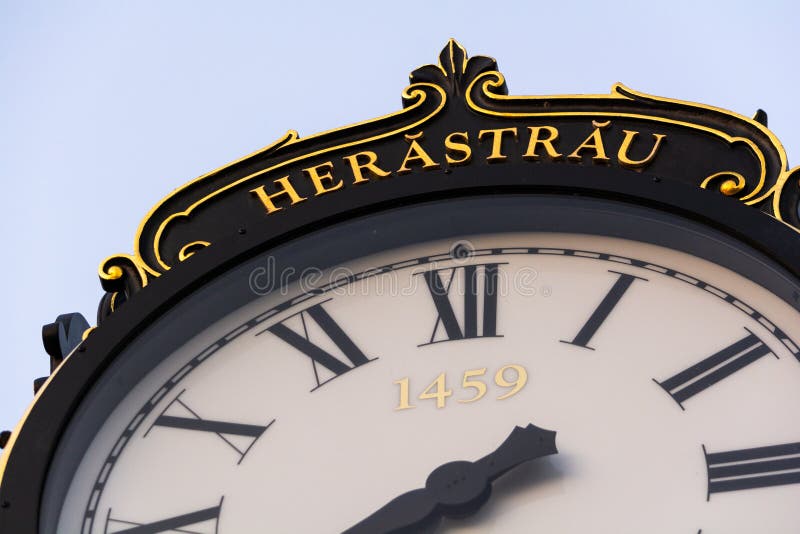 Herastrau Park Old Clock , Bucharest Romania Editorial Photography ...