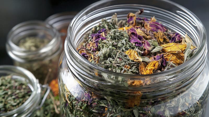 Herb Blending Workshop Urban Kitchen Video Tutorial Cozy Atmosphere Close-up Culinary Creativity ...