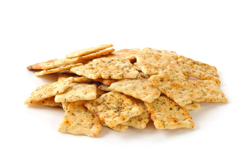 Herb flavored crackers stock image. Image of crackers - 41164187