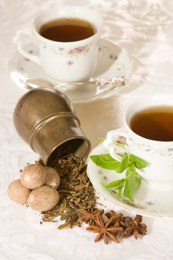 Herb tea stock photo. Image of ingredient, natural, herb - 7523236