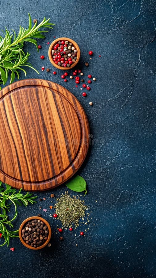 Herbaceous Elegance Spices and Herbs Create a Mock Up Banner Stock ...