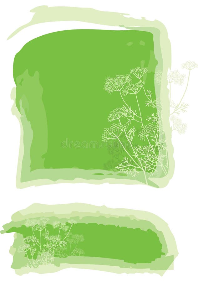 Herbal background stock vector. Illustration of frame - 24331474
