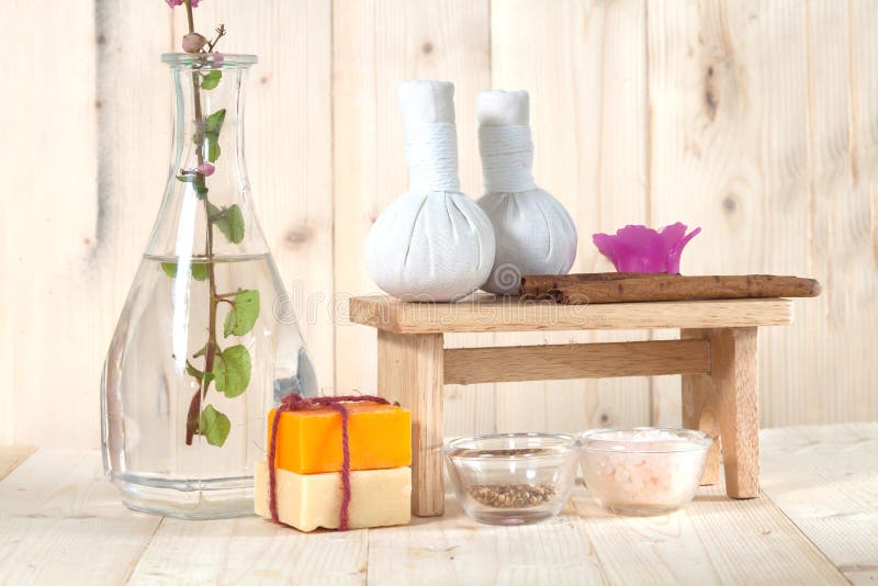 Herbal Ball Spa and Wellness Stock Image - Image of luxury ...