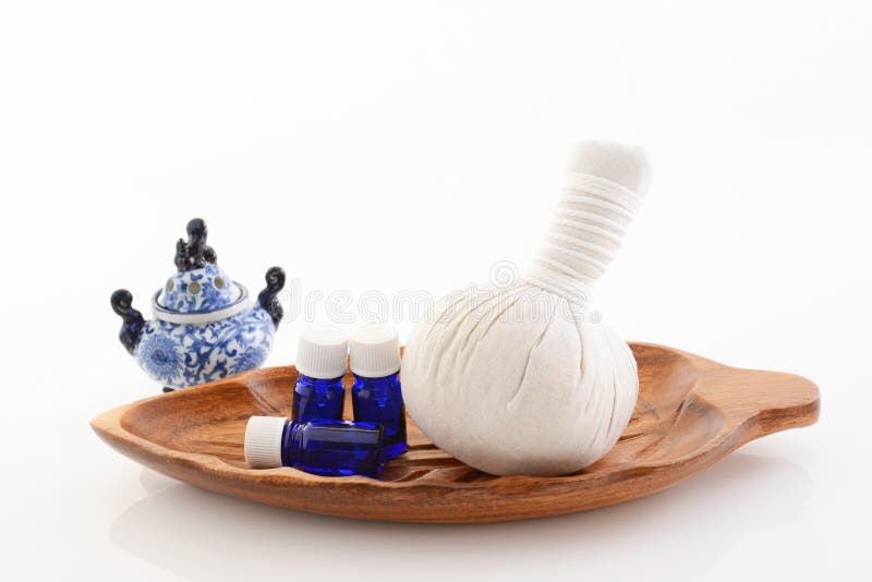 Herbal compress ball stock photo. Image of beauty, compress - 130519590