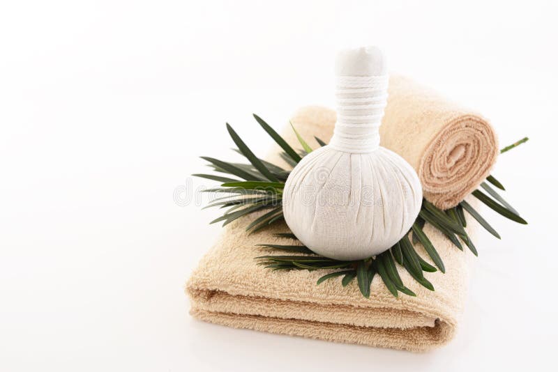 Herbal compress ball stock photo. Image of health, herbal - 130519548