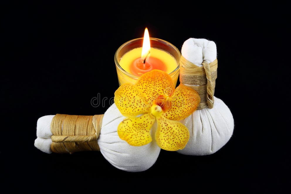 Herbal compress balls stock photo. Image of care, beautiful - 28235260