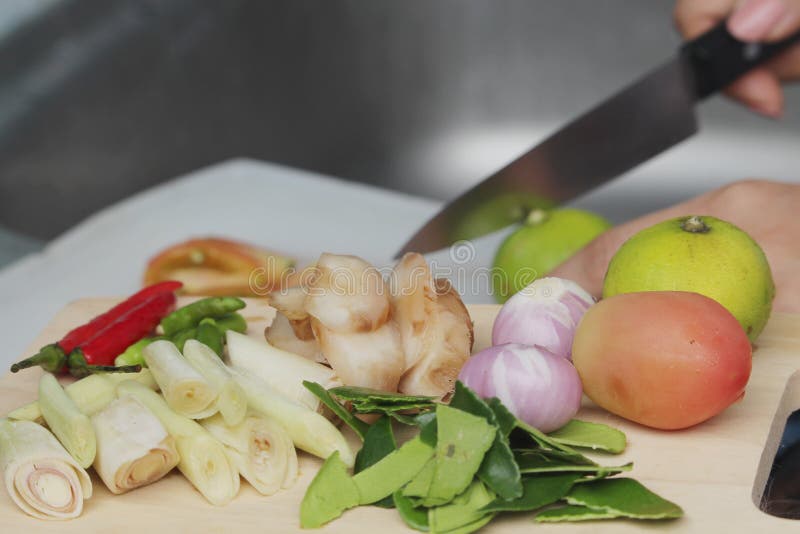 Herbal Cook , Thai Cooking Delicious Stock Image - Image of thai ...