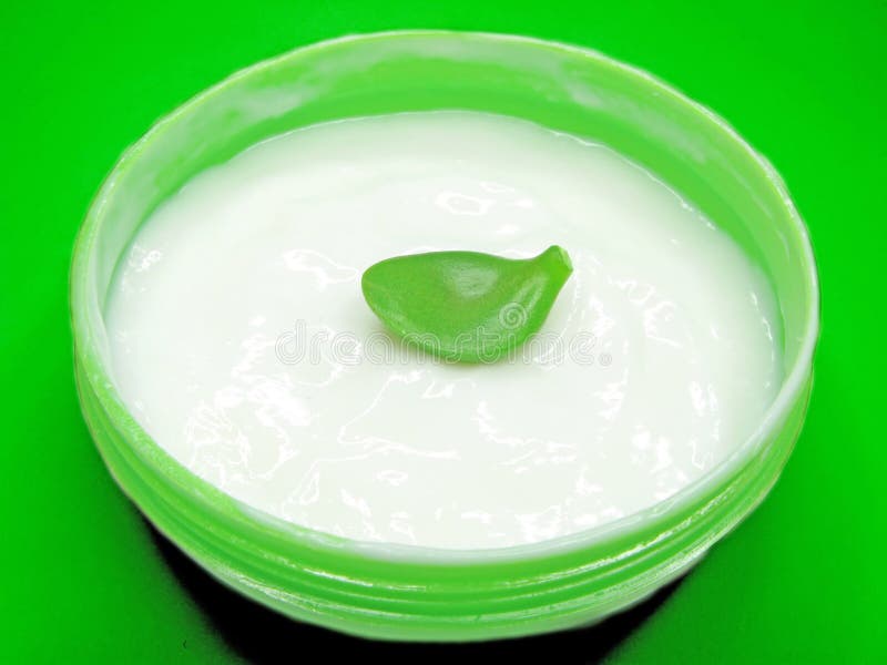 Herbal Natural Cosmetic Creme for Face Stock Image - Image of cosmetic ...