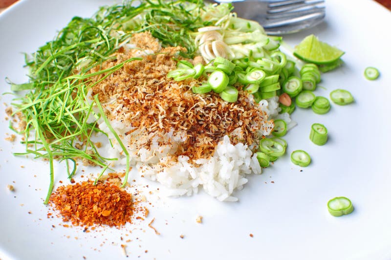 Herbal Rice stock image. Image of cook, vegetable, lunch - 31207753