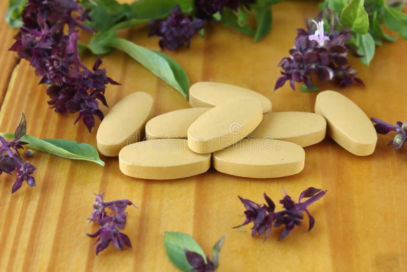 Thai Herbal Tablet for Good Health Stock Image - Image of drug ...