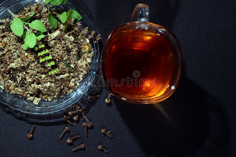 Herbal Tea with Various Herbs To Boost Immunity Stock Image - Image of ...