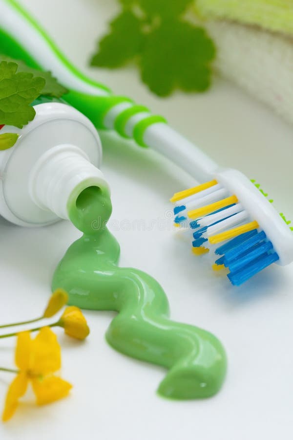 Herbal toothpaste stock photo. Image of healthcare, ointment - 26315502