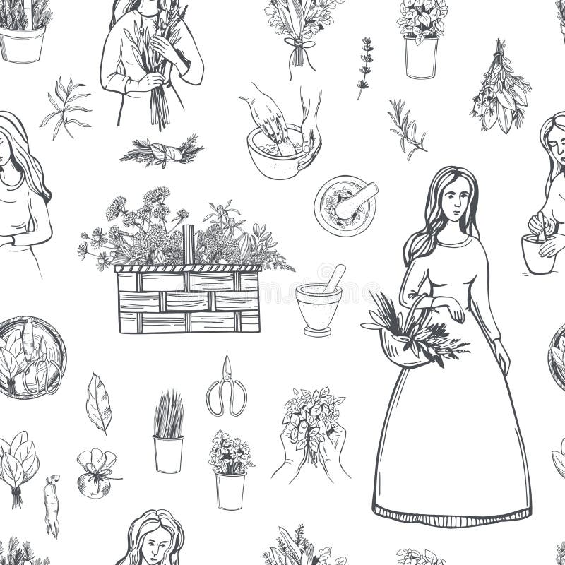 Herbalist Vintage Stock Illustrations – 238 Herbalist Vintage Stock ...