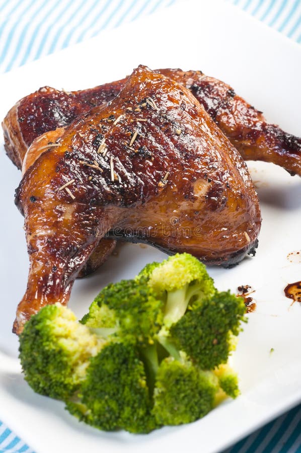 Herbed chicken stock image. Image of meat, cooking, garlic - 40212809