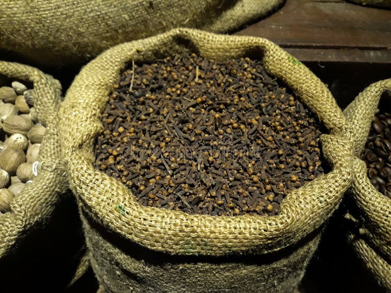 Spice Sack Display stock photo. Image of display, leaves - 24330268