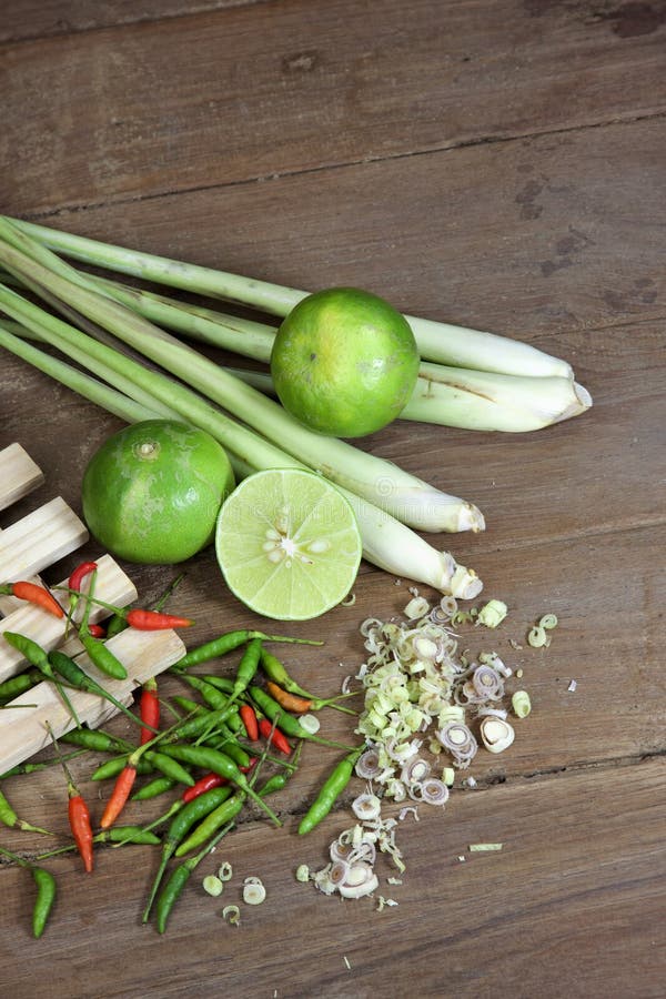 Herbs and Spices Thai Tom Yam Soup Stock Image - Image of lime, bush ...