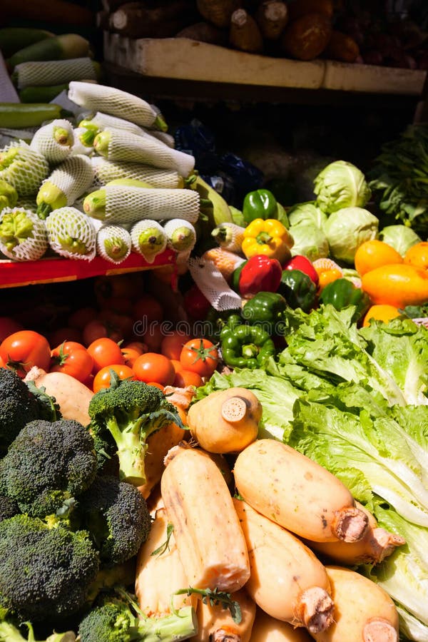 Herbs and Vegetables at Market Stock Photo - Image of herb, herbal ...