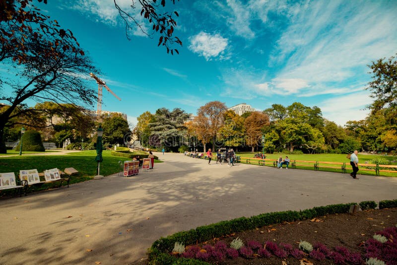 Herbst in Stadtpark - Stadt-Park - Wien Redaktionelles Foto - Bild von ...
