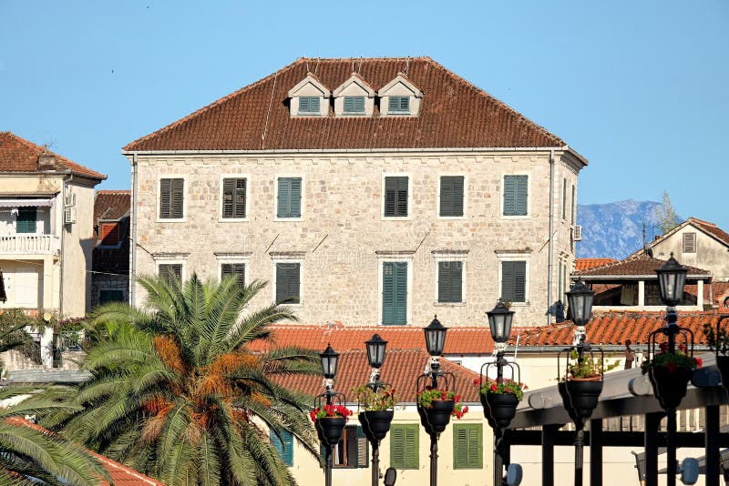 Herceg Novi Old Town, Montenegro Stock Image - Image of montenegrin ...