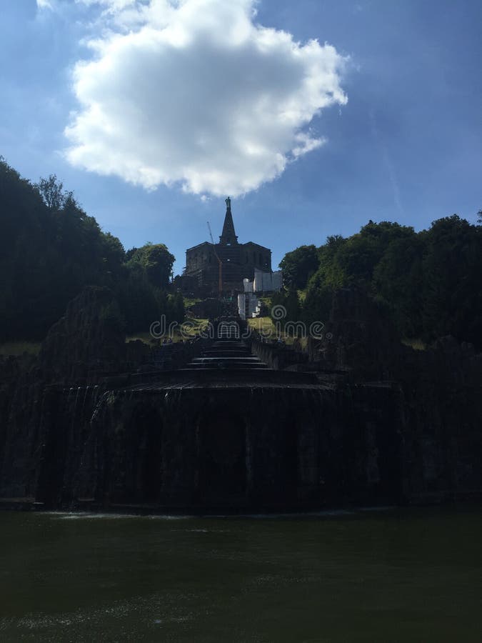 Hercules Castel, Cassel Germany Stock Image - Image of castle, cassel ...