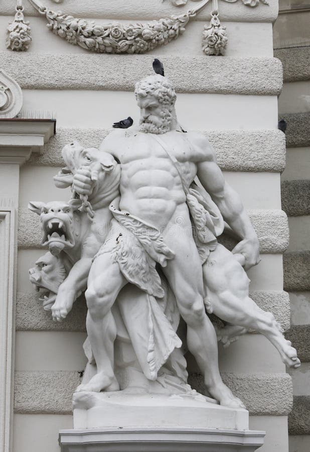 Roman Statue of Cerberus stock image. Image of hades - 43205569