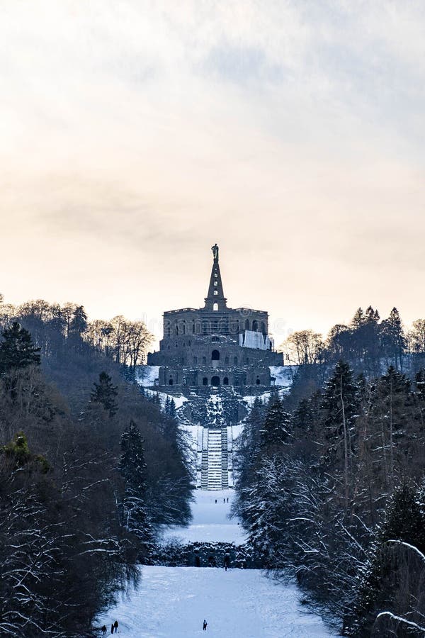 Hercules Monument in the Bergpark Wilhelmshohe Editorial Stock Image ...