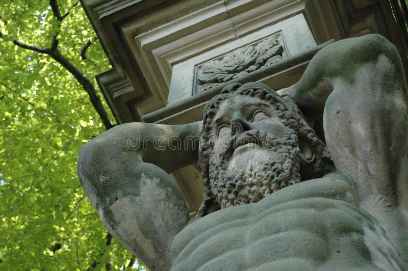 Hercules statue stock image. Image of help, hard, head - 776027