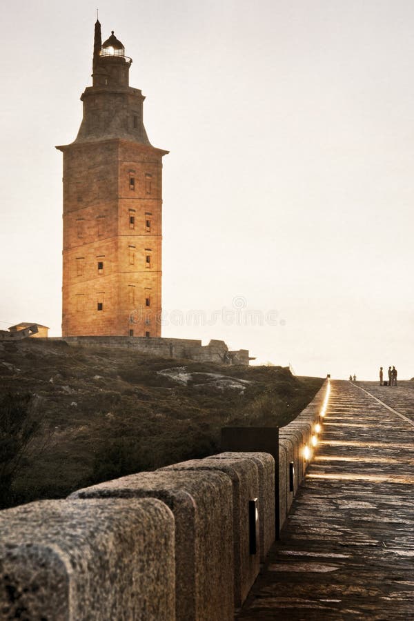 Hercules tower stock image. Image of spain, europe, roman - 35728081