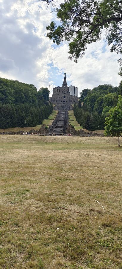 The Hercules Tower in Kassel Germany Stock Image - Image of hercules ...
