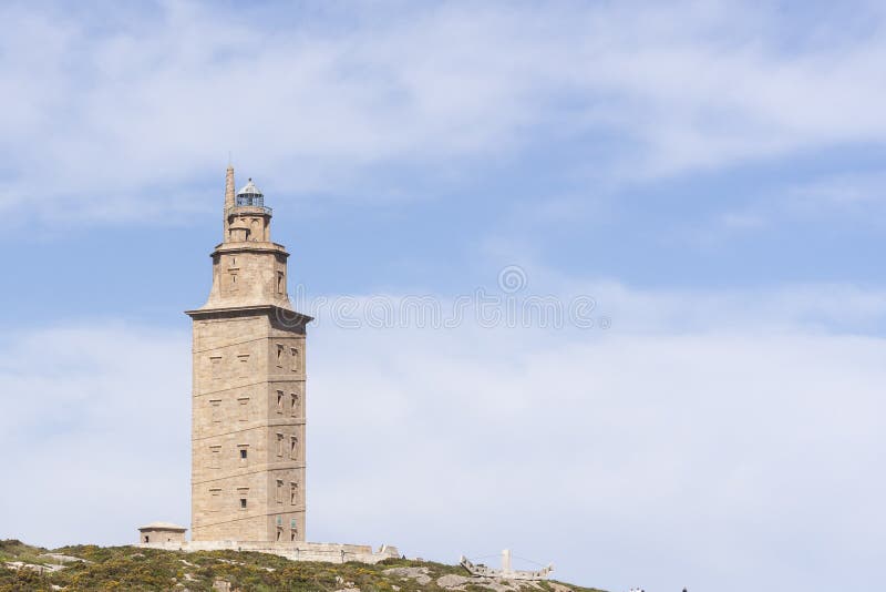 Hercules tower stock image. Image of heritage, blue, architectural ...