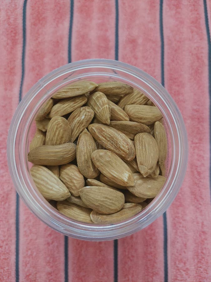 A box of almonds stock photo. Image of object, healthy - 190380982